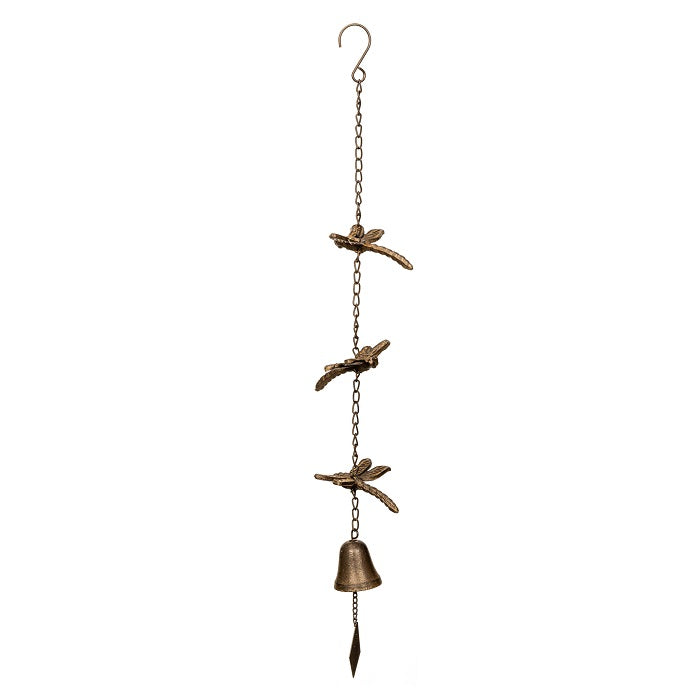 DRAGONFLY BELL CHAIN CAST IRON – Garden Affair a Living Gift