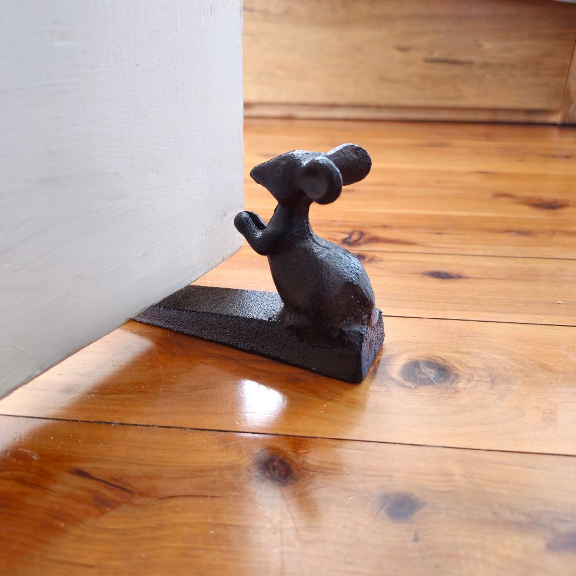 MOUSE DOORSTOP CAST IRON – Garden Affair a Living Gift